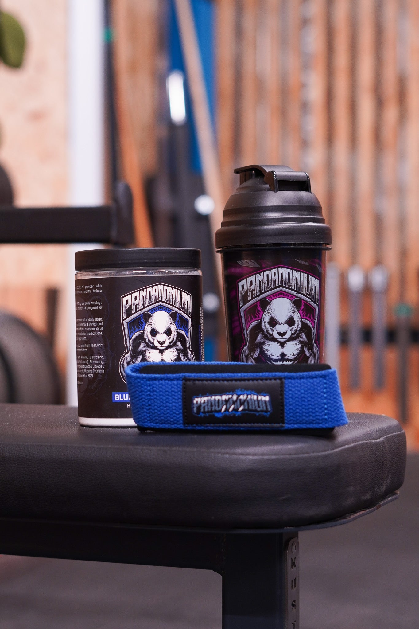 CNSport - Pandamoium Pre-Workout, Lifting Straps & Shaker Bundle